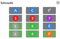 Subwaydle - NYC Subway Route Puzzle Game